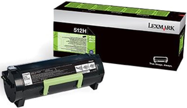 Lexmark Original Toner Black 51F2H00 MS312 MS415 - Hohe Ergiebigkeit ...