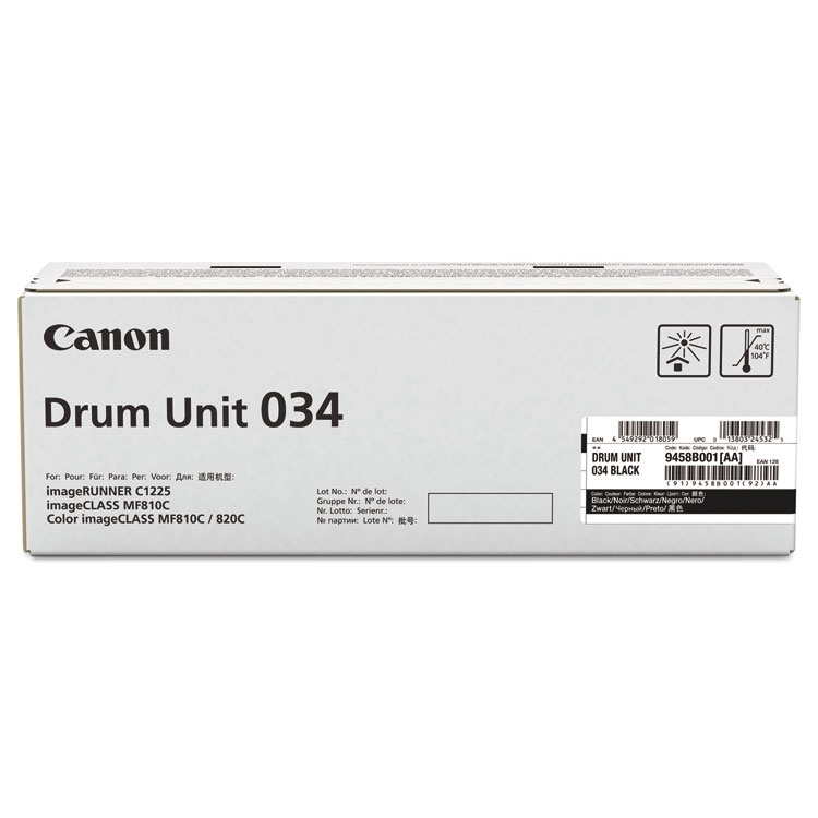 Canon Bildtrommel 034 Black Imageclass MF-810 MF-820 9458B001 | Toner ...