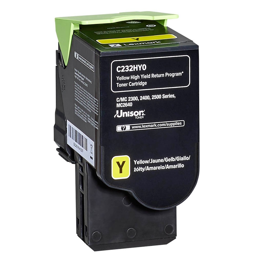 Lexmark Toner yellow C232HY0 C2325dw C2425dw C2535dw MC2325 MC2425 ...