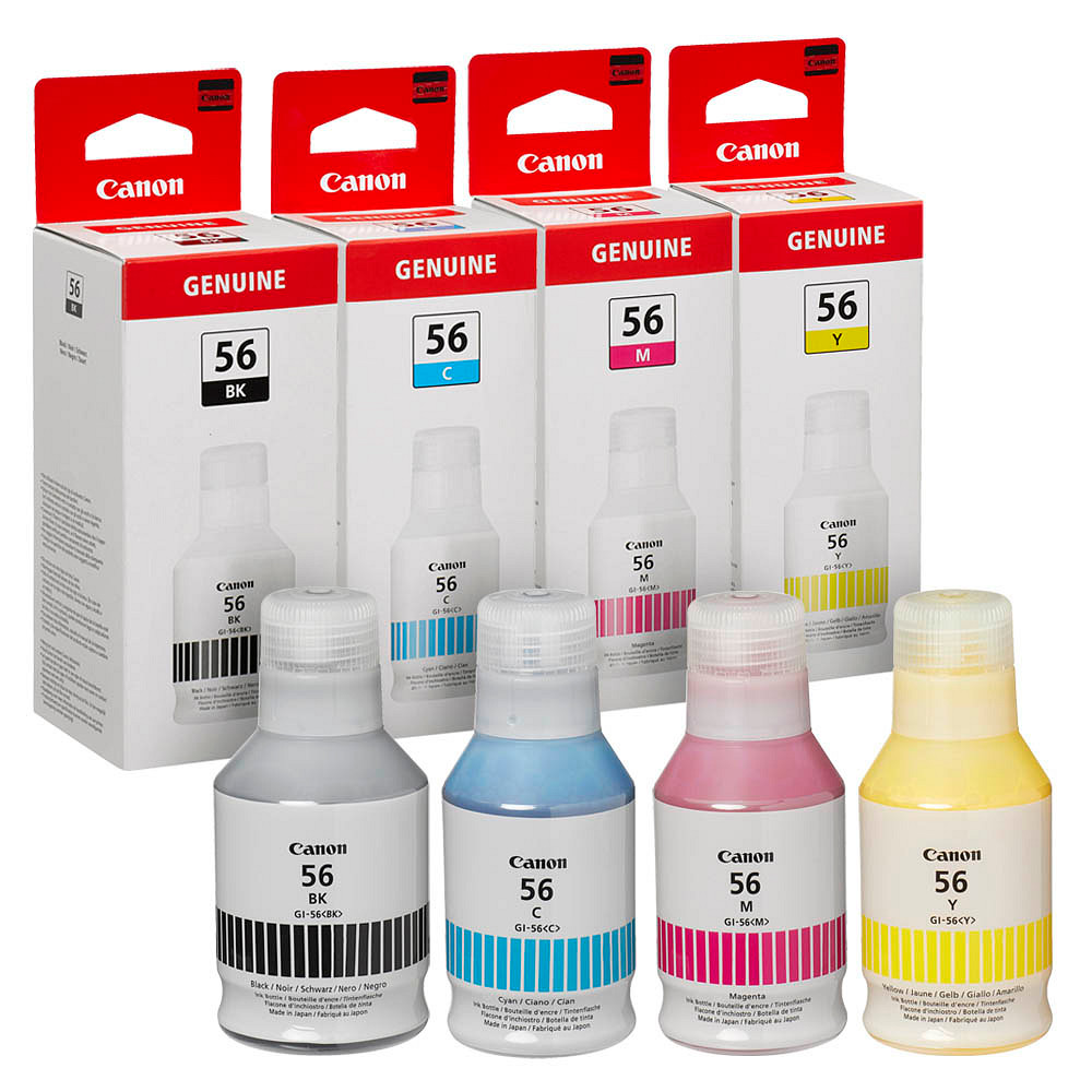 Canon GI-56 Multipack mit allen Tinten für Maxify GX6040 GX6050 GX7040 ...
