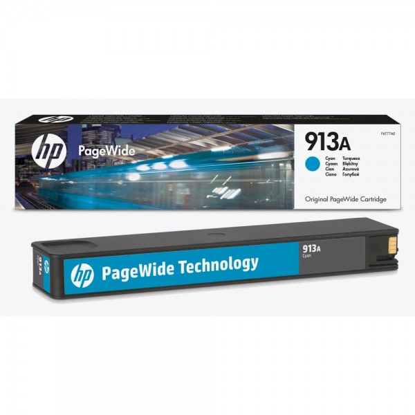 HP 913A Cyan original PageWide cartridge Pro 452dw 477dw F6T77AE ...