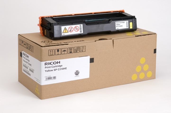 Ricoh 406482 Toner Yellow für Aficio SPC231SF C232DN SPC310 SP C311 SP ...