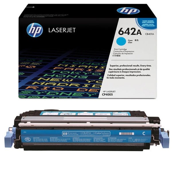 HP 642A Toner Cyan Color LaserJet CP4005 CP4005N CB401A | Toner Tinte Druckerzubehör Original!