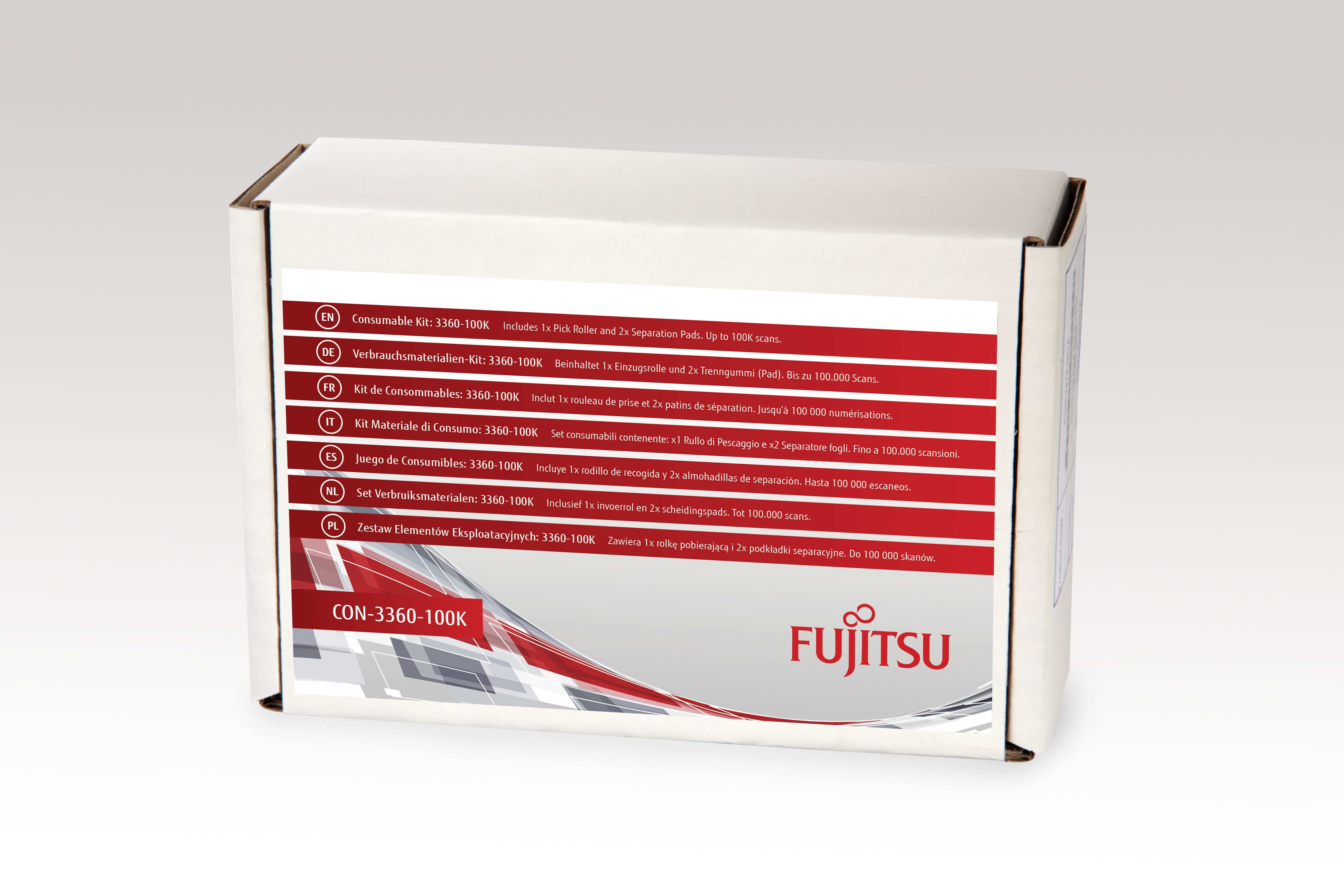 Fujitsu Consumable Kit CON-3360-100K für ScanSnap S500 S500M S510 S510M ...